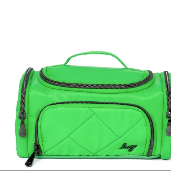 lug | Bags | Lug Neon Green Quilted Mini Trolley Travel Bag | Poshmark